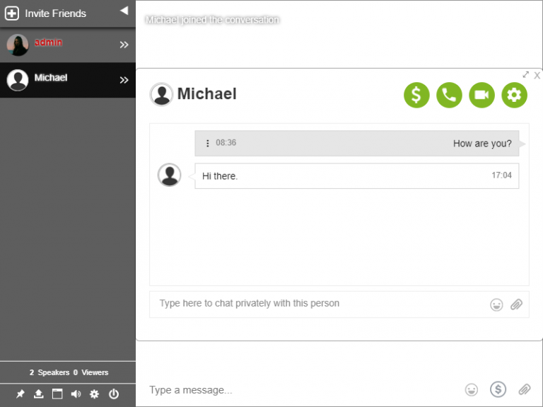 Who has access to my private chat transcript? - Online Group Chat Room ...