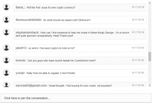 Boost Transactions Through a Financial Chat Room