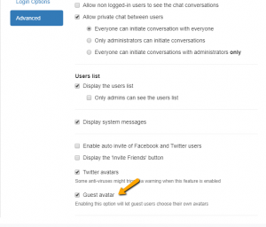 New Feature: Guest Avatar