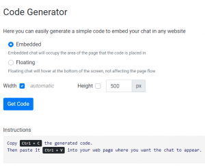 Overview of main RumbleTalk chat types and features