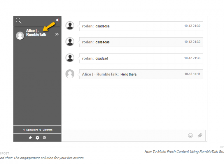 WordPress Tips: How to change the display name in your chat
