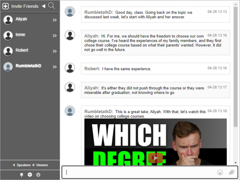 How RumbleTalk Chat improves the Google Classroom experience