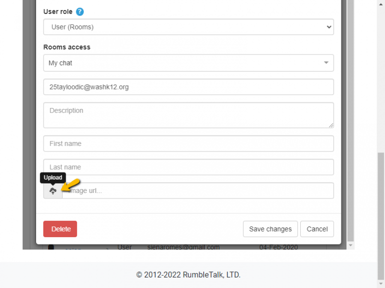 How to upload a user profile picture? - Online Group Chat Room Plugin ...