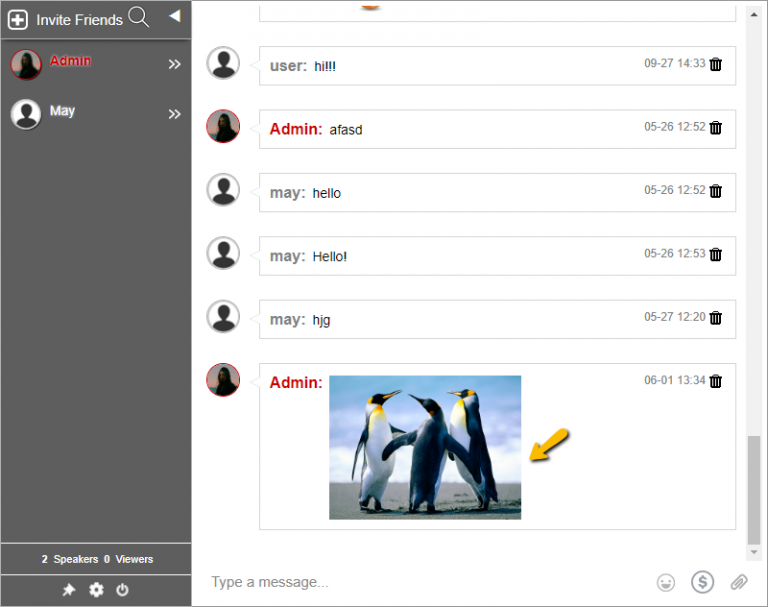 How to upload images and files? - Online Group Chat Room Plugin for ...