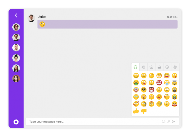 Customizing the new set of emojis (for beta users) - Online Group Chat ...