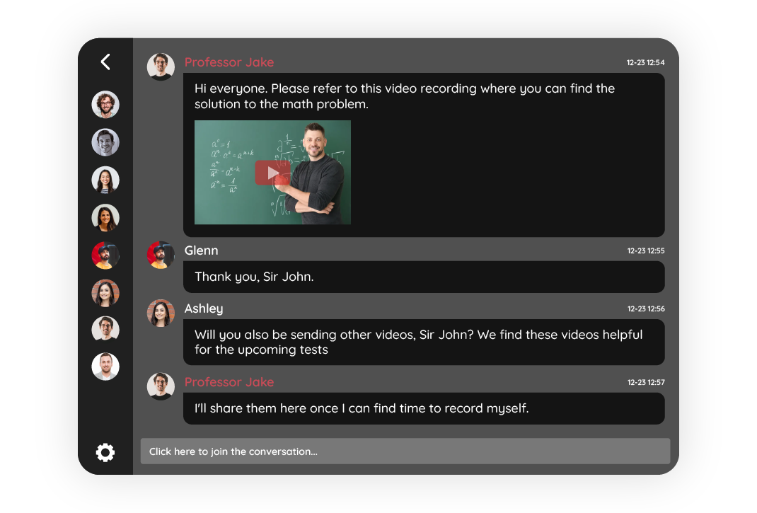 Limit on how long you can record audio and video messages