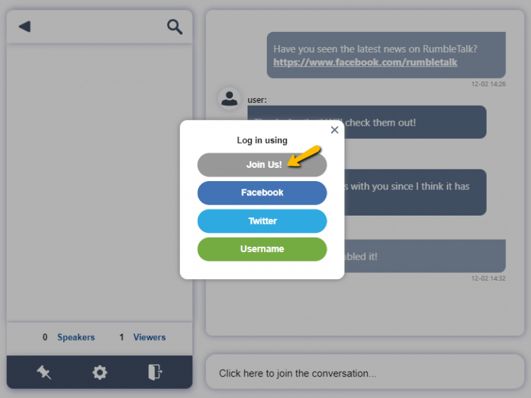 How do I join a chat? - Online Group Chat Room Plugin for Websites and ...