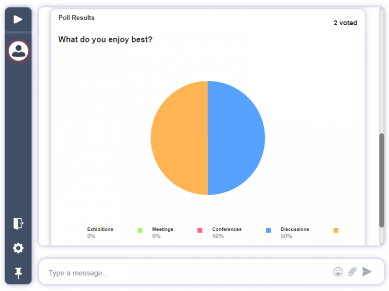 Who can see the answers in polls? - Online Group Chat Room Plugin for ...