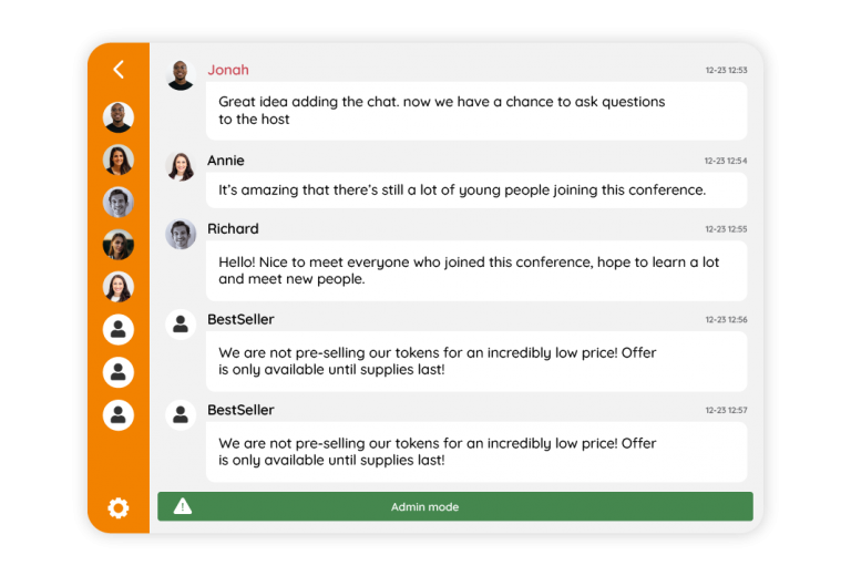 Tutorial: Moderate the chat with these Admin Mode functions