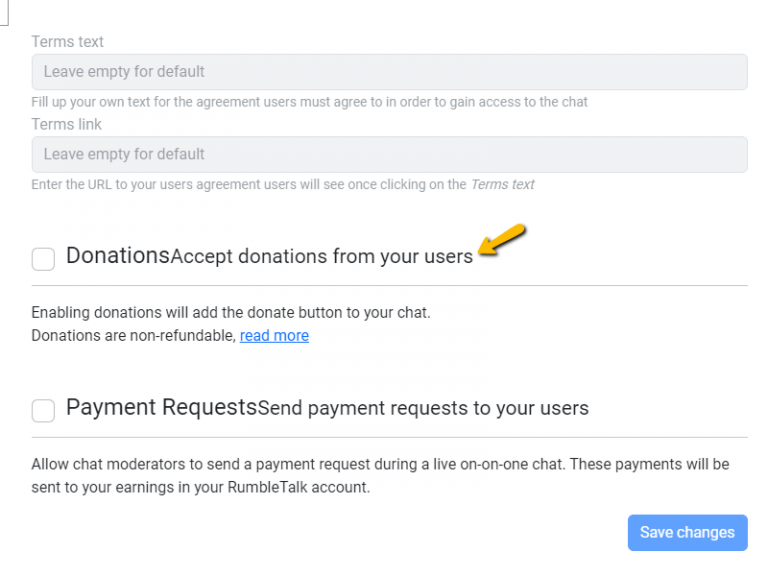 How to collect donations/tips in your chat? - Online Group Chat Room ...