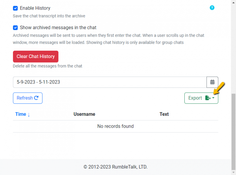 Who is allowed to access the transcripts? - Online Group Chat Room ...