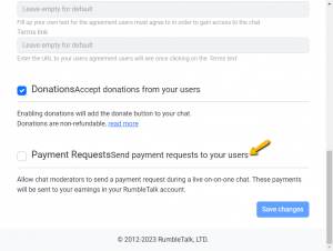 How to send a payment request between an admin and a user? - Online ...
